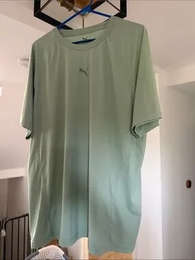 Puma | Shirts | Puma Light Sage Green Short Sleeve Crew Neck Tee | Poshmark